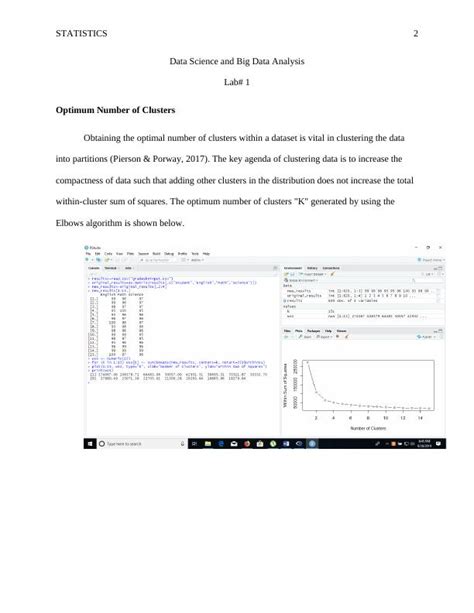 Data Science Lab K Means Clustering Of High School Data