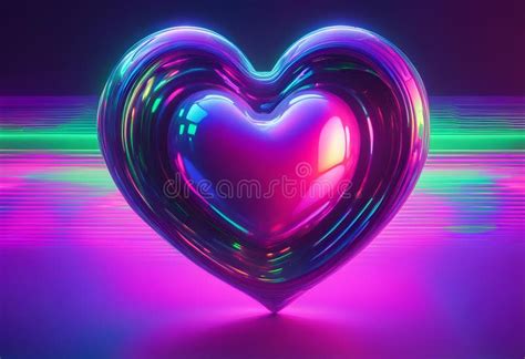 Abstract Retro Futuristic Cyberpunk Stock Illustration Illustration