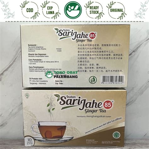 Jual Sari Jahe 85 Instant Ginger Tea 10sachet Teh Jahe Minuman Serbuk Jual Sari Jahe 85 Instant Ginger Tea 10sachet Teh Jahe Minuman Serbuk