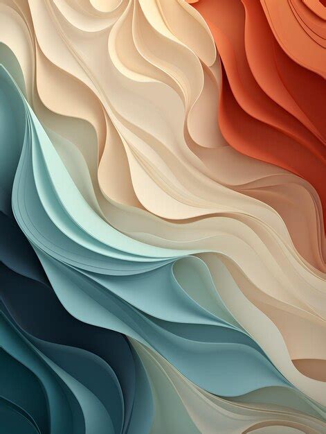 Premium AI Image Abstract Wave Pattern