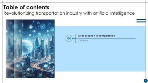 Revolutionizing Transportation Industry With Artificial Intelligence Ppt Powerpoint Ppt Template