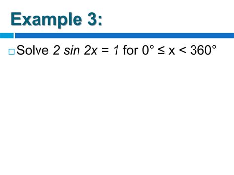 10 4 Solving Trig Equations PPT