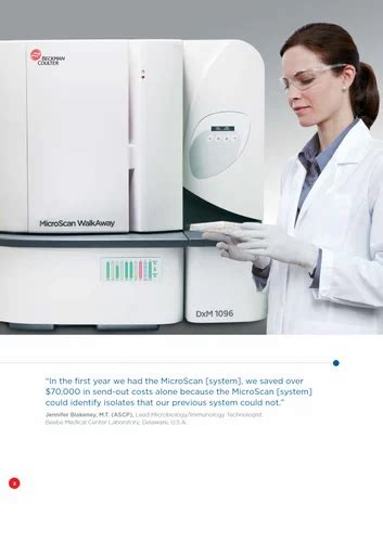 Beckman Coulter Dxm Microscan Walkaway Idast System Microtiter Plates