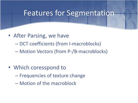 Ppt Methods Of Video Object Segmentation In Compressed Domain Powerpoint Presentation Id4386367