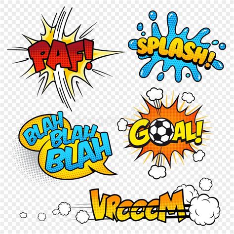 Comic Sound Effects Stock Vector Illustration Of Discussion 37618771