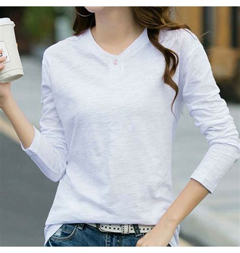 여성긴팔티셔츠 면티셔츠 라운드 긴팔티 데일리 무지 티몬