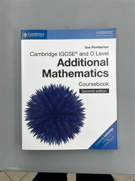 O Level Igcse Additional Math Cambridge Coursebook Hobbies And Toys Books And Magazines