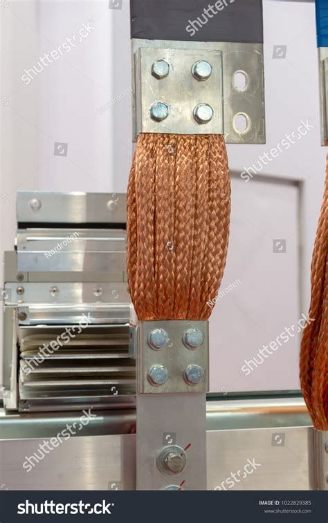 Flexible Copper Braided Highvoltage Bus Electrical Stock Photo 1022829385 Shutterstock