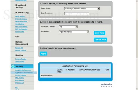 Technicolor Modem Port Forwarding Neuvvti