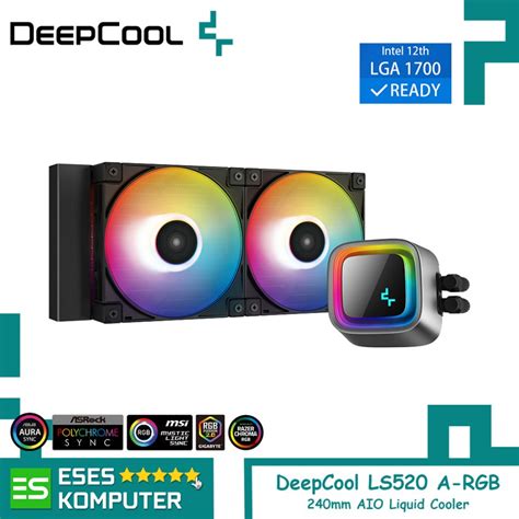 Jual Deepcool Ls520 Argb Black Aio 240mm Liquid Cpu Cooler Shopee Indonesia