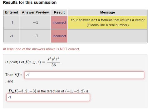 Solved Results For This Submission At Least One Of The Chegg Com