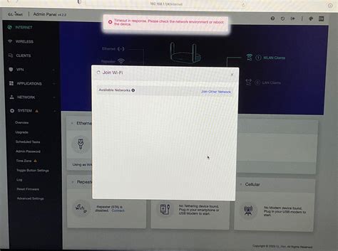 New Beryl Ax Light Flashing Cannot Connect Routers Glinet Official