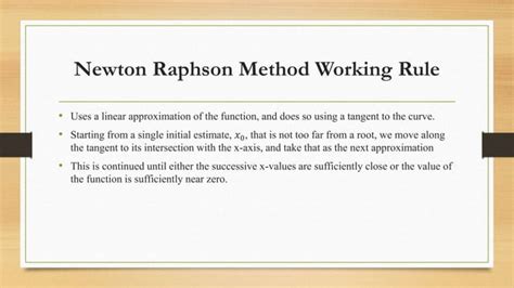 Newton Raphson Ppt Newton Raphson Ppt