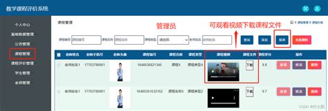 基于ssm的教学课程评价管理系统（有报告）。javaee项目。 阿里云开发者社区