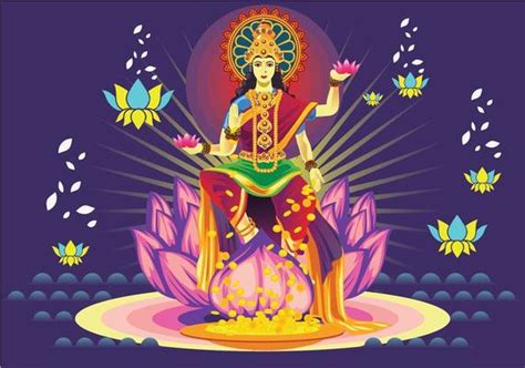 Lakshmi Vector Art Icons And Graphics For Free Download
