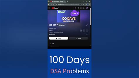 100 Dsa Problems🔥 Dsa Datastructures Coding Youtube