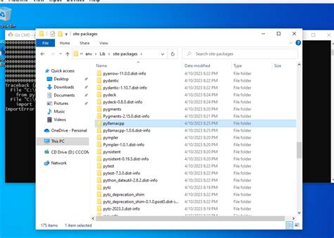 Importerror Dll Load Failed While Importing Pylammacpp The Specified Module Could Not Be