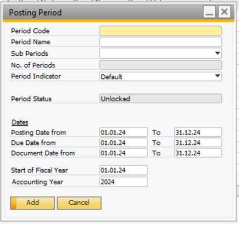 How To Use Posting Periods In Sap Business One Quintech