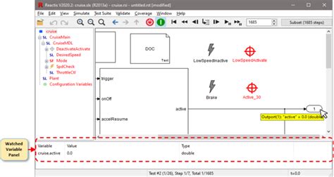 Reactis Simulator Reactis For Simulink User S Guide V