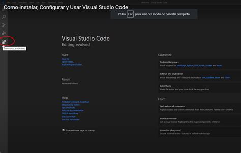 V Deo Completo Como Instalar Configurar Y Usar Visual Studio Code Render Web
