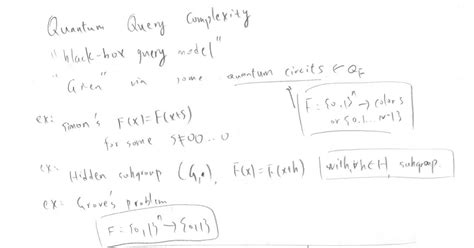 極樂島 grover s algorithm and query complexity
