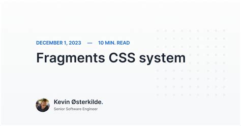 fragments css system r css