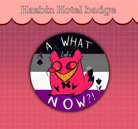 Insignia Como Orgullo Asexual Alastor Hazbin Hotel Ready To Ship Etsy