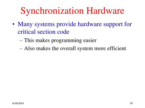Ppt Process Synchronization Powerpoint Presentation Free Download