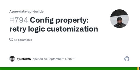 Config Property Retry Logic Customization · Issue 794 · Azuredata