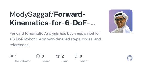 GitHub ModySaggaf Forward Kinematics For DoF Robotic Arm Forward Kinematic Analysis Has