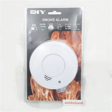 Jual Alat Smoke Deteksi Detector Detektor Sensor Alarm Pendeteksi Asap Api Kebakaran Midoland
