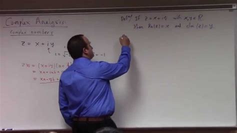 Complex Analysis Lecture 1 Complex Numbers Youtube