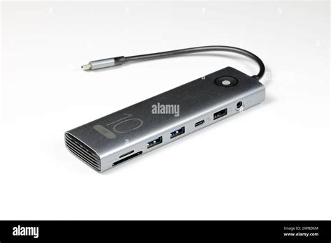 Modern Multifunctional Adaptor Or Multiport Docking Station Provide Multi Type Of Input Output