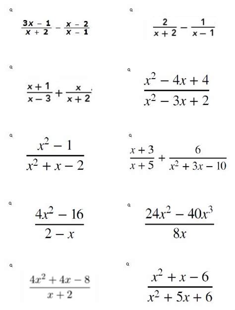 Rational Expressions Question Stack Activity Math Love Rational Expressions Question Stack Activity Math Love