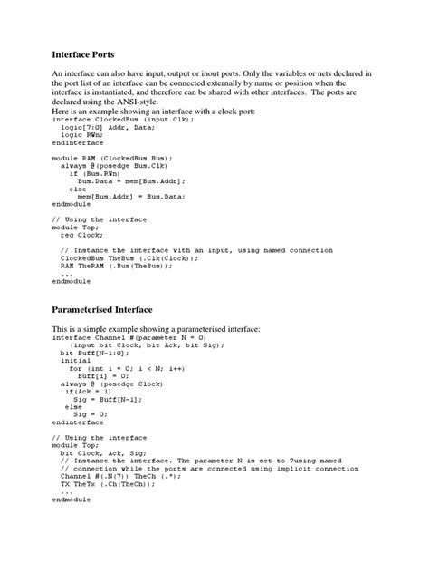 Interface Ports Pdf Pdf Interface Computing Parameter Computer