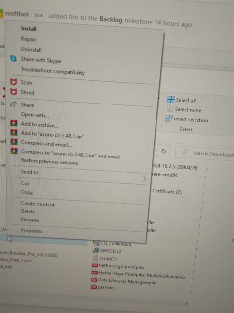 installing procedure of azure cli is completing and then again the