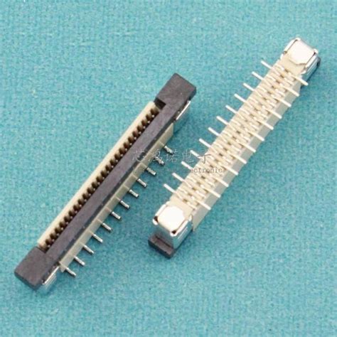 New FFC FPC Ribbon Flat Cable Connector Socket Mm Pitch Spacing Pin Pin Vertical