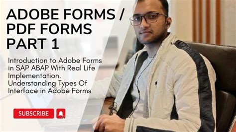 Amrit Raj On Linkedin 81 Introduction To Adobe Forms Pdf Forms In