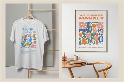 Naive Flowers Patterns And Posters By Pixel Aesthetic Thehungryjpeg