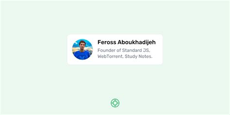 Feross Aboukhadijeh People Cypherhunter