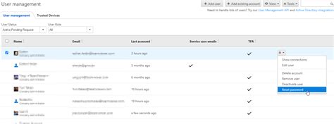 How Do I Reset All The Passwords For My Users Teamviewer Support