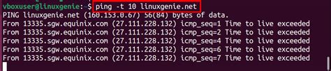 8 Examples Of The Ping Command In Linux Linux Genie
