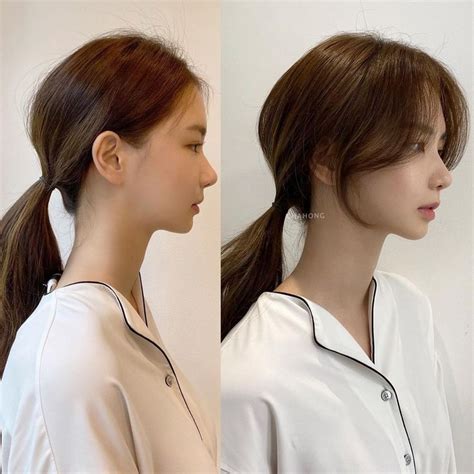 차홍아르더 본점 구윤모 빌드펌 사이드뱅 레이어드펌 On Instagram 👉🏻프리미엄살롱 차홍아르더본점 실장구윤모 ️굵을 웨이브와 사이드뱅펌 뿌리펌 이 ᄌ 사이드뱅