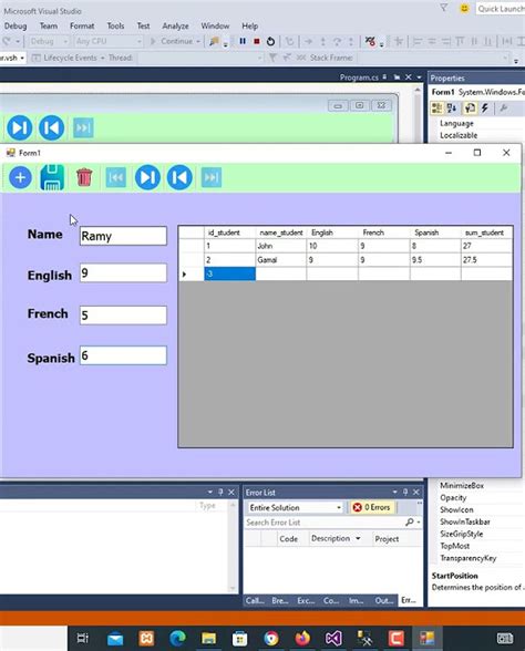 C Programmer How To Connect Csharp With Sql Server Database Youtube