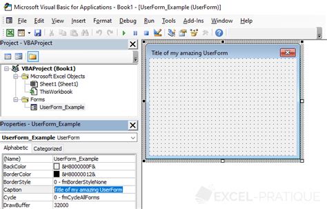 VBA Course UserForm