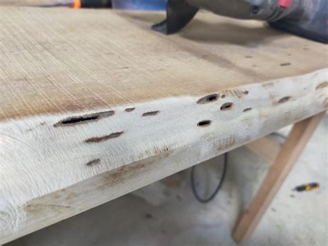 How Do You Deal With Those Holes Bug Holes Fill With Epoxy They
