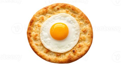 Flatbread With Fried Egg 68119090 Png