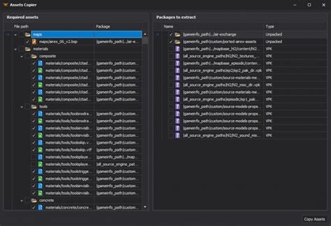 Extract Used Assets Valve Developer Community