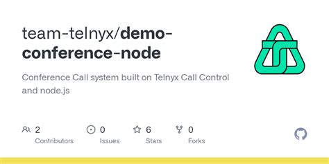 GitHub Team Telnyx Demo Conference Node Conference Call System Built On Telnyx Call Control