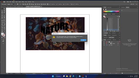 Clipping Masked Text Warping Problem Adobe Product Community 13705364